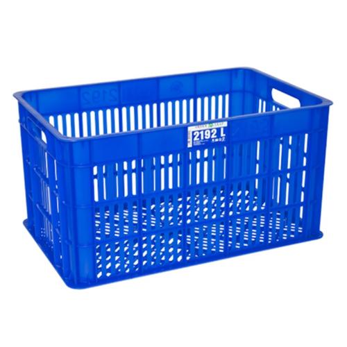 Jual Container Industri Lubang Keranjang Krat Plastik Box Green Leaf ...