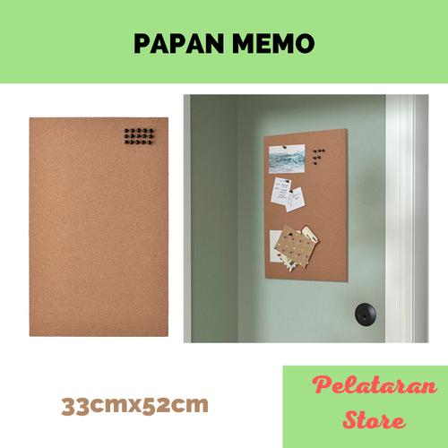 Jual Papan Memo Gabus Dinding Dengan Pin Tempel Kertas Catatan - Kota ...