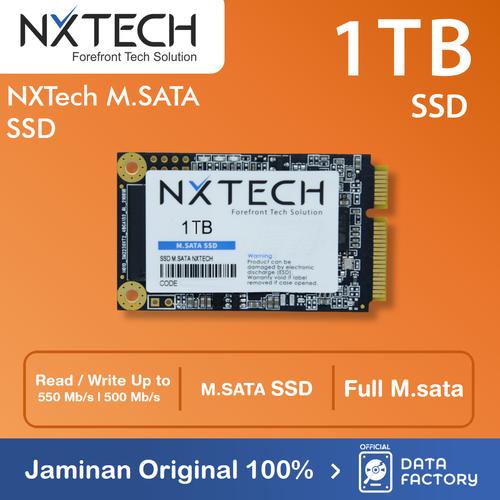 Jual SSD M.SATA / MSATA / M SATA 1TB NXTECH RESMI / 1 TB /1000GB FULL ...