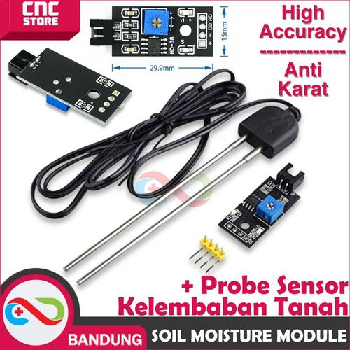 Jual RESISTIVE HUMIDITY SOIL MOISTURE SENSOR KELEMBABAN TANAH ANTI ...