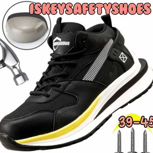 Jual SEPATU SAFETY SNEAKER HITAM LIST KUNING IMPORT - Jakarta Timur ...