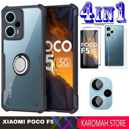 Jual Xiaomi Poco F5 Clear Back Casing Cover Luxury Anti Crack Soft Case ...