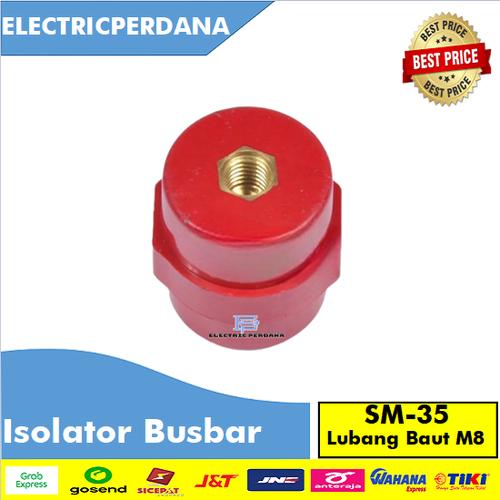 Jual Isolator Busbar Holder SM-35 Insulator Silinder M8 Merah - Jakarta Barat - ELECTRICPERDANA ...