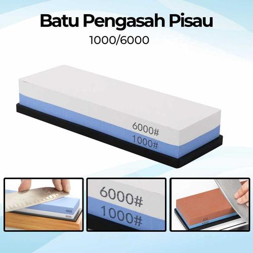 Promo BATU ASAHAN PENGASAH PISAU DAPUR DIAMOND WHETSTONE KNIFE ...