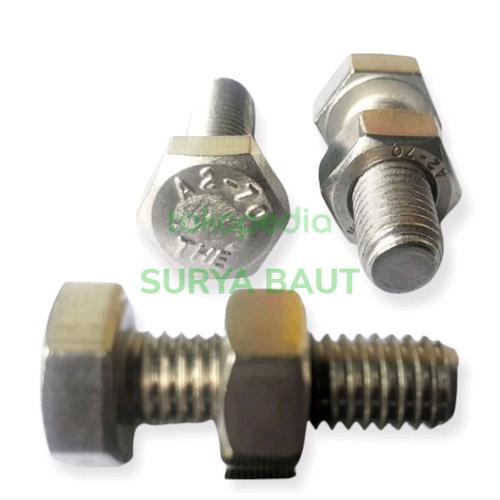 Jual Baut Mur Hex stainless 304 M16×110 kunci 24 - Jakarta Utara - SURYA BAUT | Tokopedia