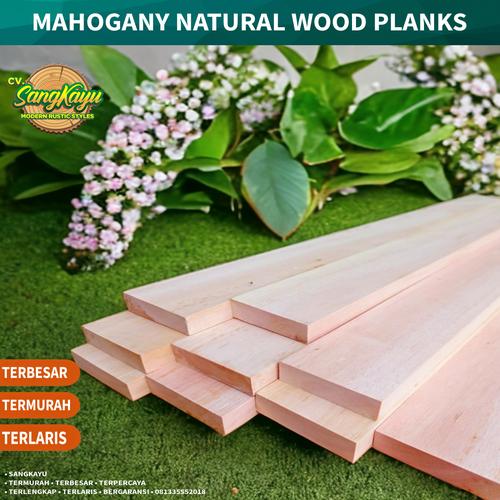 Jual Papan kayu mahoni mahogany wooden board 200x20x2cm sudah ...