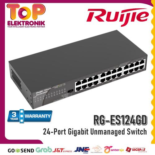 Jual RUIJIE 24-Port Gigabit Unmanaged Switch TPELEKTRONIK - Kota ...