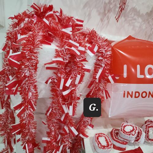 Jual Dekorasi Aksesoris Merdeka 17 Agustus Banner Bendera Balon ...