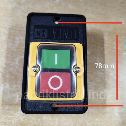 Jual Tombol on off power pushbutton 1p atau 3p 15A mesin bor duduk ...