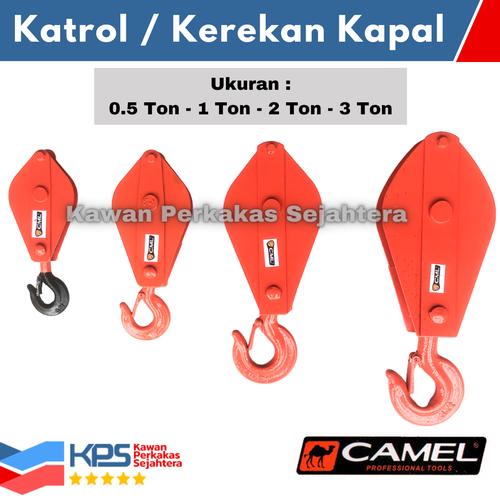 Jual CAMEL Katrol Kapal 0.5 - 1 - 2 Ton | Kerekan Timba Sumur | Alat ...