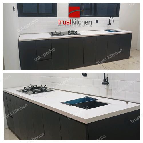 Jual Kitchen Set + Solid Surface - Kab. Bekasi - Trust Kitchen | Tokopedia
