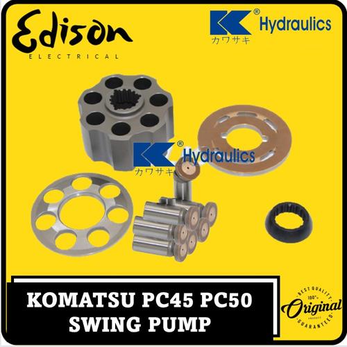Jual KOMATSU PC45 PC50 Swing Block Piston Valve Plate Shoe Plate ...