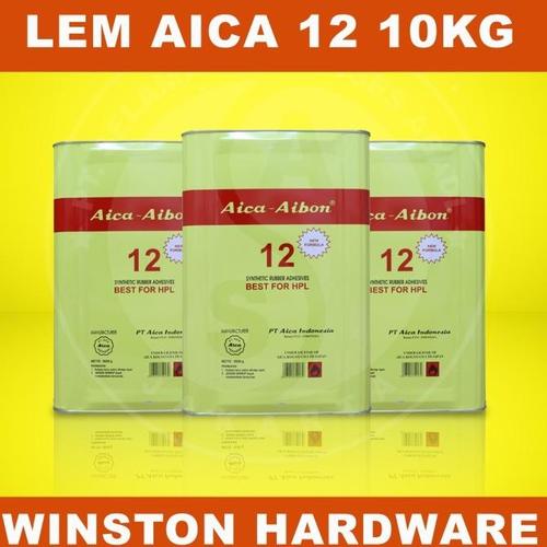 Jual LEM AICA AIBON 12 BLEK BESAR 10 KG LEM KUNING LEM KAYU HPL ...