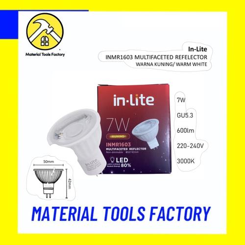 Jual InLite Lampu LED Spot MR16 220VOLT 7 WATT 7W Spotlight MR1603 220V ...