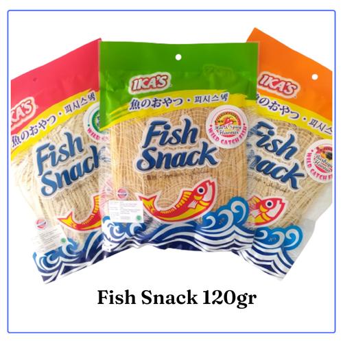 Jual Ika's FISH SNACK 120gr Original Hot & Spicy BBQ / Ikas Snek Ikan ...