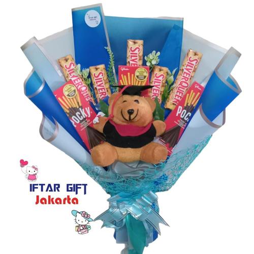Jual BUCKET WISUDA COKLAT + BONEKA / GRADUATION BOUQUET/BUKET BUNGA ...