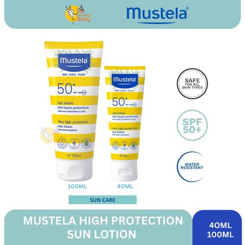 Jual Mustela High Protection Sun Lotion SPF 50+ UVB UVA - 40ml ...