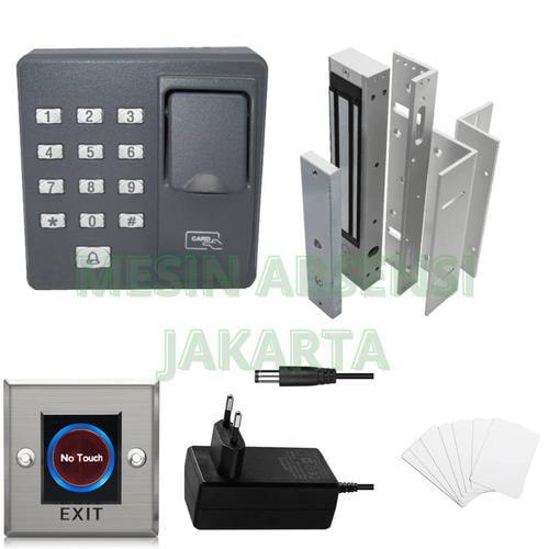 Jual zkteco x6 paket akses door fingerprint paket access control acces ...
