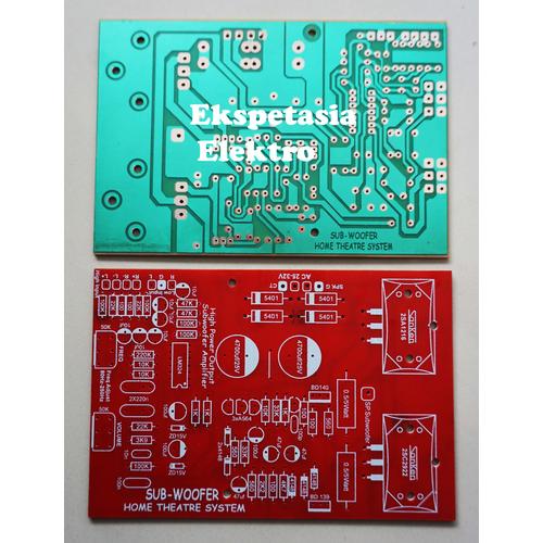 Jual PCB Sub-woofer Home Theatre System - PERTINAK MERAH - Kab. Bandung ...