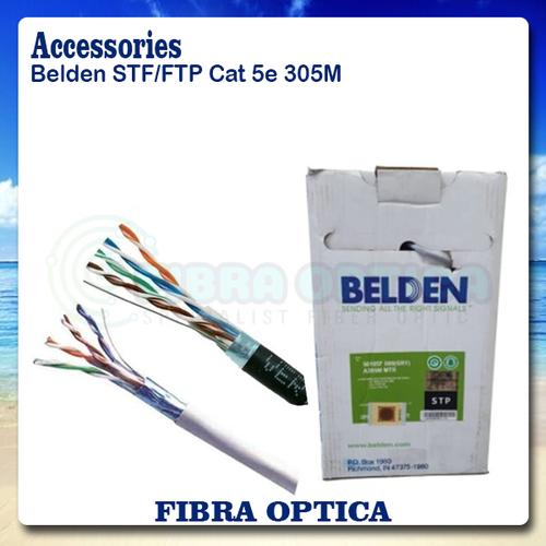 Jual BELDEN STP/FTP Cat 5e cable Roll/Box/305M - Grey/Black|Kabel STP ...