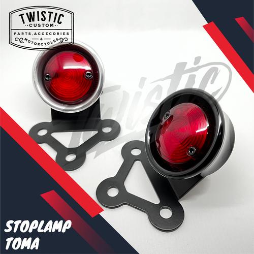 Jual Stoplamp Lampu Rem LED Toma Motor Chopper Bobber Custom Universal ...