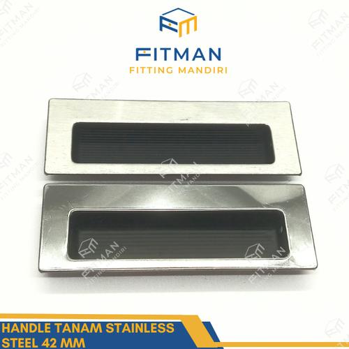 Jual TARIKAN HANDLE TANAM ALUMINIUM PINTU LEMARI LACI KOTAK 42MM ...