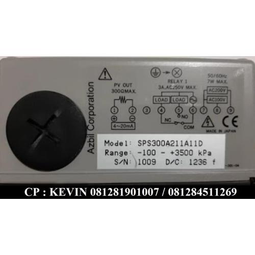 Jual Azbil Sps300A211A11D Intelligent Pressure Sensor And Switch ...