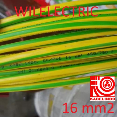 Jual KABELINDO Kabel NYA / BCC 16 mm / 16mm ecer / 1 m kuning hijau kawat - Kota Surabaya - Pro ...