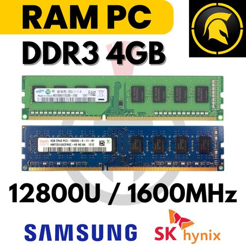 Jual RAM / Memory DDR3 4GB PC12800U Merek Hynix (RAM PC Built Up ...
