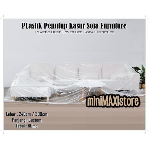 Jual Plastik Cover Transparan Penutup Furniture Ranjang Spring Bed Sofa ...