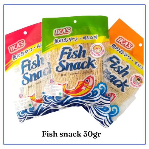 Jual Ika's FISH SNACK 50gr Original Hot & Spicy BBQ / Ikas Snek Ikan 50 ...