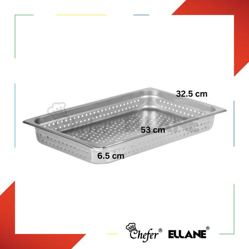 Jual food pan 1/1-2.5" perforated gastronom pan 6.5 cm merk ellane ...