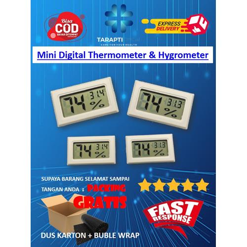 Promo Mini LCD Thermometer Hygrometer / Alat Ukur Suhu Ruang Dan ...