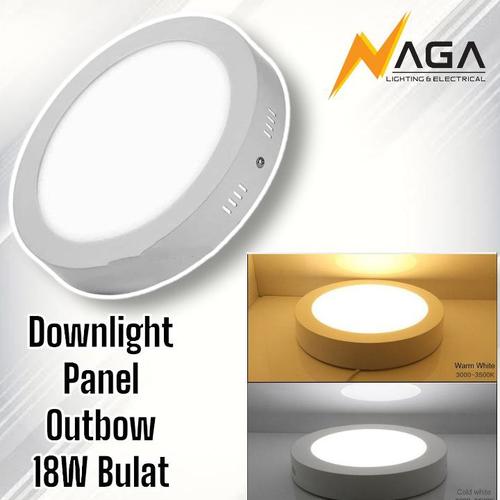 Jual LAMPU DOWNLIGHT PANEL LED 18WATT OUTBOW 18 W BULAT OB 18 WATT ...