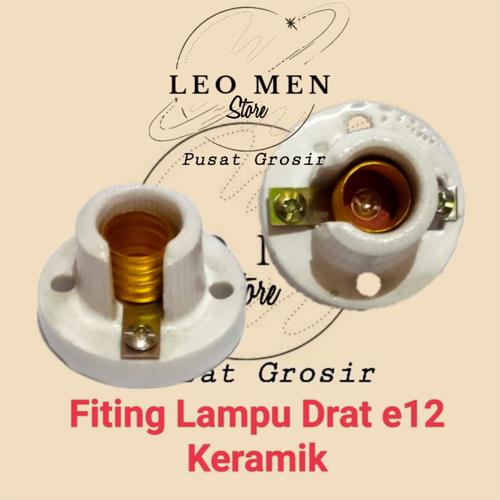 Jual Fiting Lampu e12~Fiting Keramik e12~Fiting Plafon/Tempel~Drat e12 ...