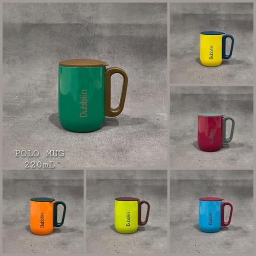 Jual CANGKIR KOPI |GELAS STAINLESS POLO MUG DUBBLIN SINGLE WALL 220mL ...