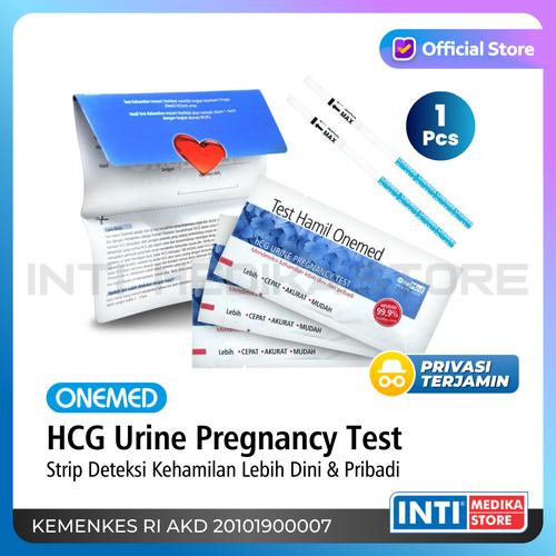 Jual ONEMED - Strip Alat Tes Hamil Instant | HCG URINE PREGNANCY TEST ...