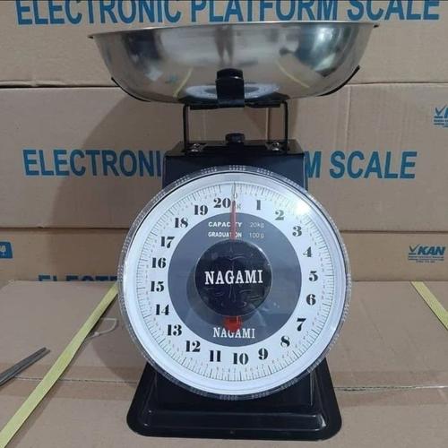 Jual NAGAMI TIMBANGAN JARUM 20KG DIAL SPRING SCALE 20KG/100GR - Jakarta ...