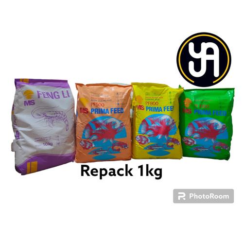 Jual Pakan Ikan Prima Feed Feng Li PF 500 PF 800 PF 1000 Kemasan Repack ...