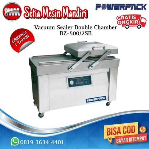 Jual Mesin Vacuum Sealer Double Chamber Otomatis DZ-500/2SB POWERPACK ...
