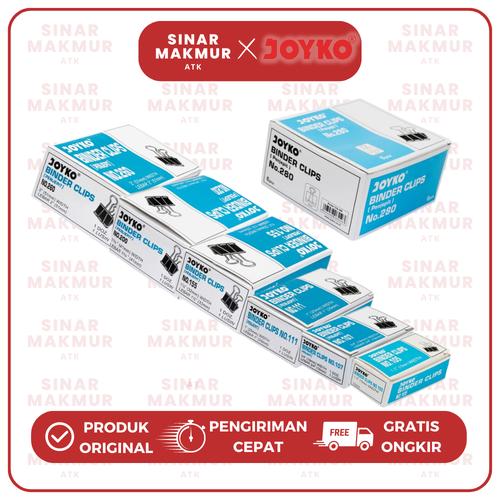 Jual Binder Clips/Penjepit Kertas warna Hitam Joyko (Pak) - 105 ...