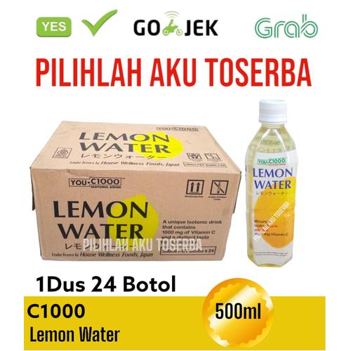 Jual You C 1000 / YOU C1000 LEMON WATER 500 ml - ( 1 DUS isi 24 botol ...