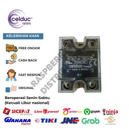 Jual CELDUC SSR SOLID STATE RELAY SC942160 25A 4-30VDC - Jakarta Barat ...