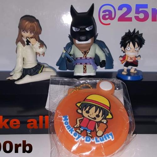 Jual Figure Mix One Piece Luffy Batman anjing school uniform japanese ...