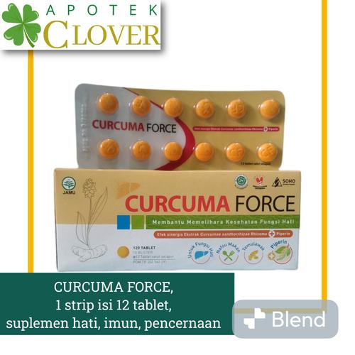 Jual CURCUMA FORCE, 1 strip isi 12 tablet, suplemen kesehatan - Kota ...