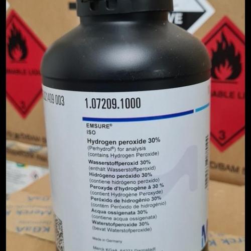 Jual H2O2/Hydrogen peroxide 30% for analysis Merck..1.007209.1000 ...