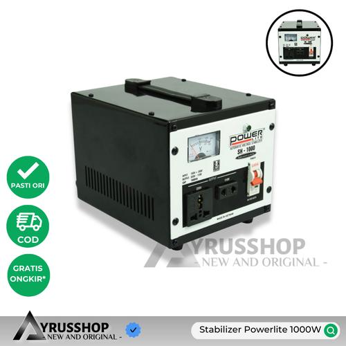 Jual Powerlite Stabilizer 1KVA/1000W/Stavolt Penjaga Tegangan Arus ...