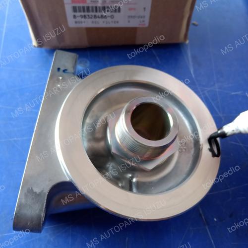 Jual RUMAH DUDUKAN BRACKET FILTER OLI ISUZU NKR71 NMR71 NKR66 NMR 71 ...