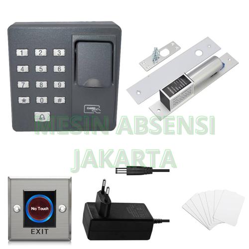 Jual zkteco x6 access control paket akses door fingerprint zkteco x6 - exit biasa - Jakarta ...