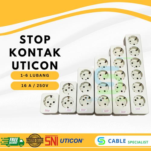 Jual Stop kontak Uticon Original - 1 Lubang - Jakarta Pusat - Cable ...